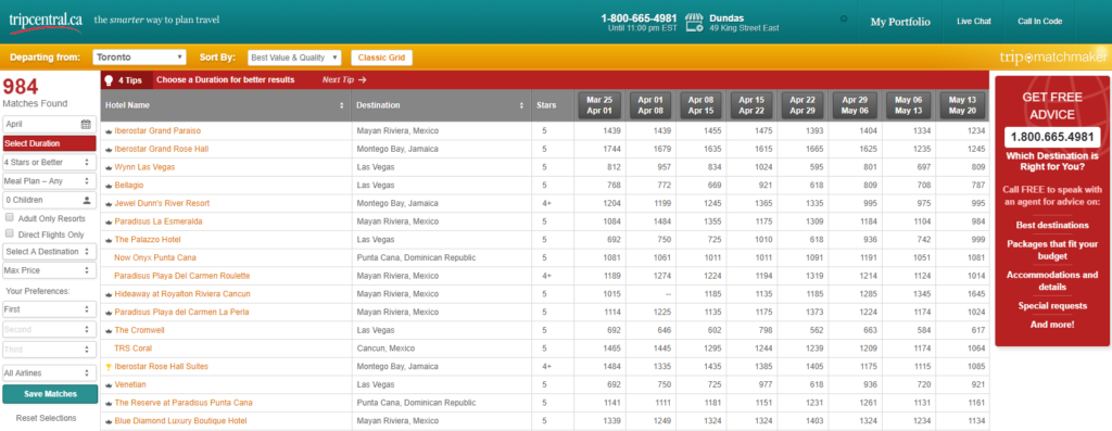 8weeks-April-Matchmaker | Trip Sense | tripcentral.ca